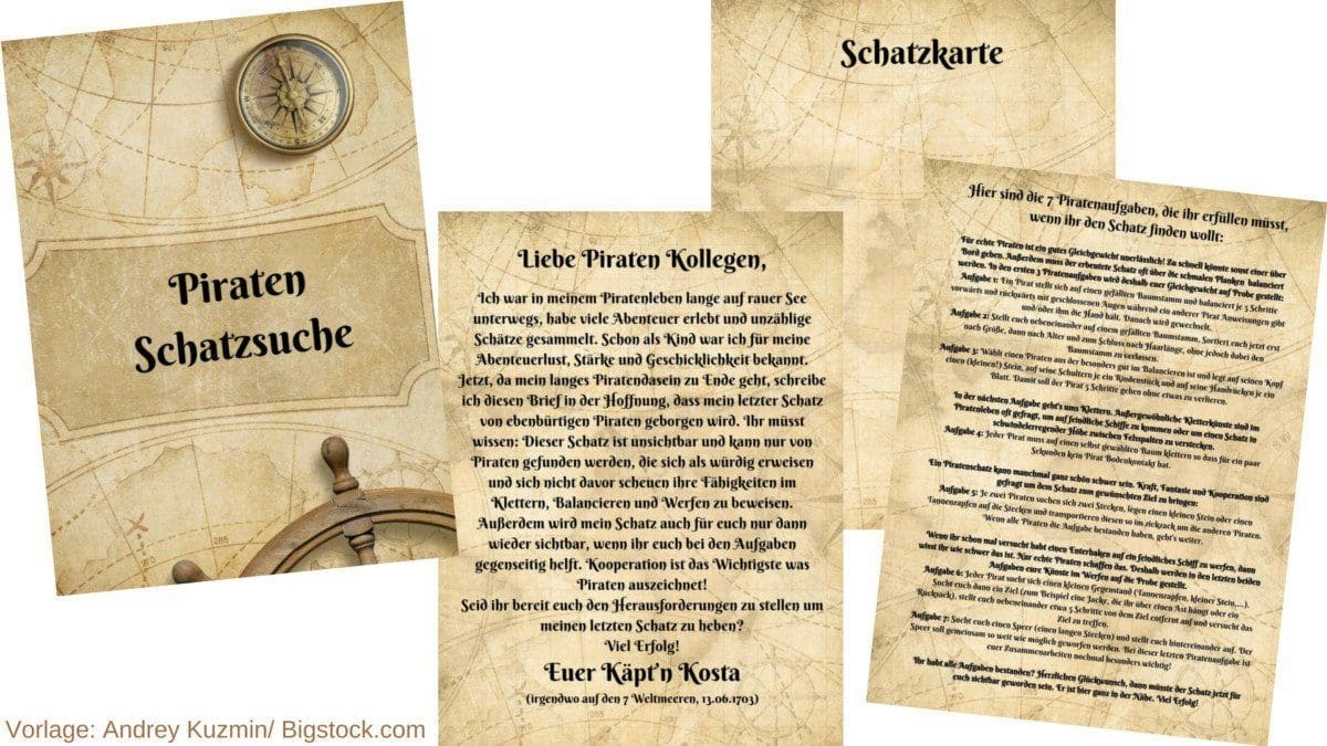 Einleitende Geschichte Fur Schatzsuche